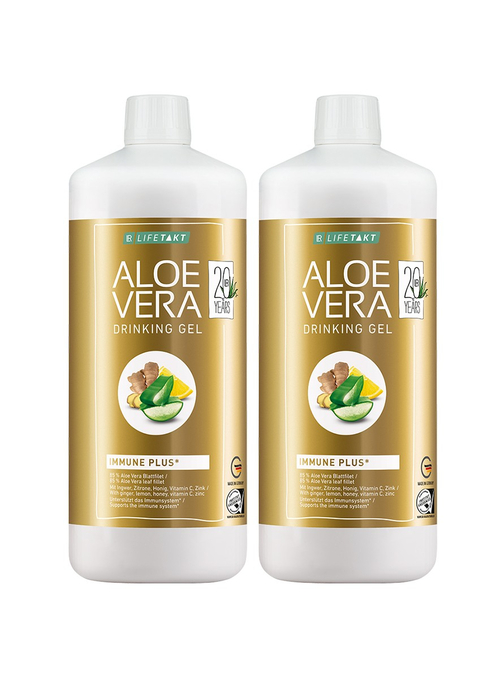Lr Limitiertes Aloe Vera Drinking Gel Set Immune Plus 2er Set Gratis Aloe Vera Gelkonzentrat